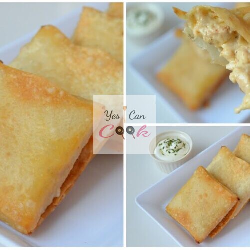 Creamy Chicken Cheese Parcels || Box Patties - YesICanCook