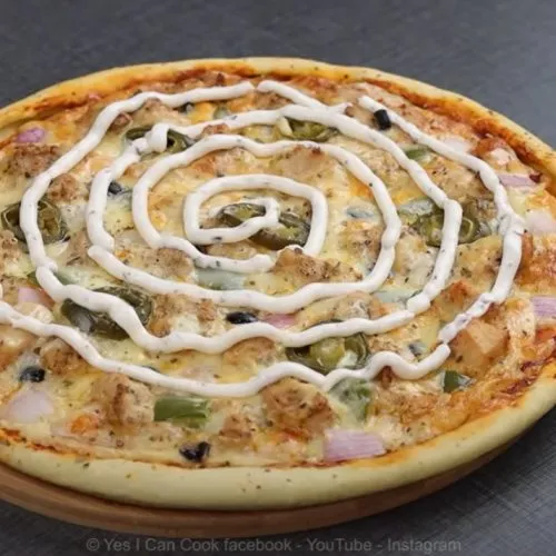 Afghani Pizza with Special Sauce - YesICanCook