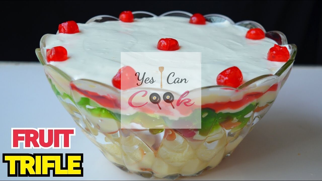 Try this delicious and healthy Fruit Trifle Recipe - YesicanCook