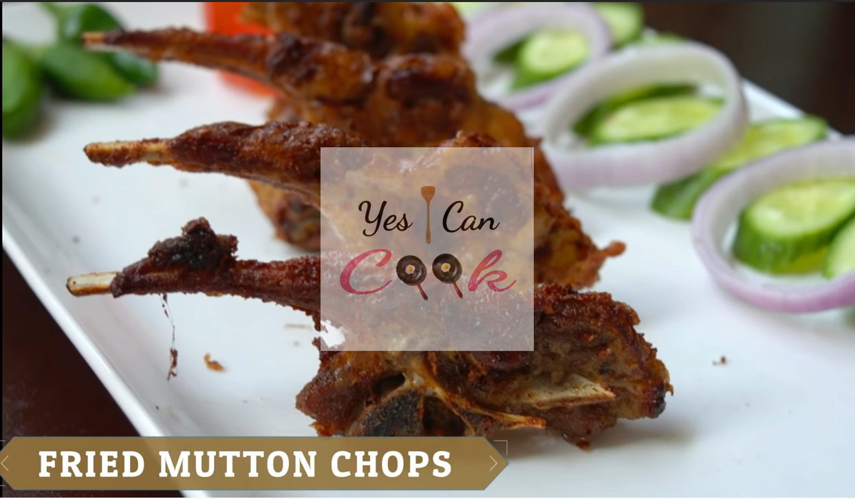 Fried Mutton Chops - YesicanCook