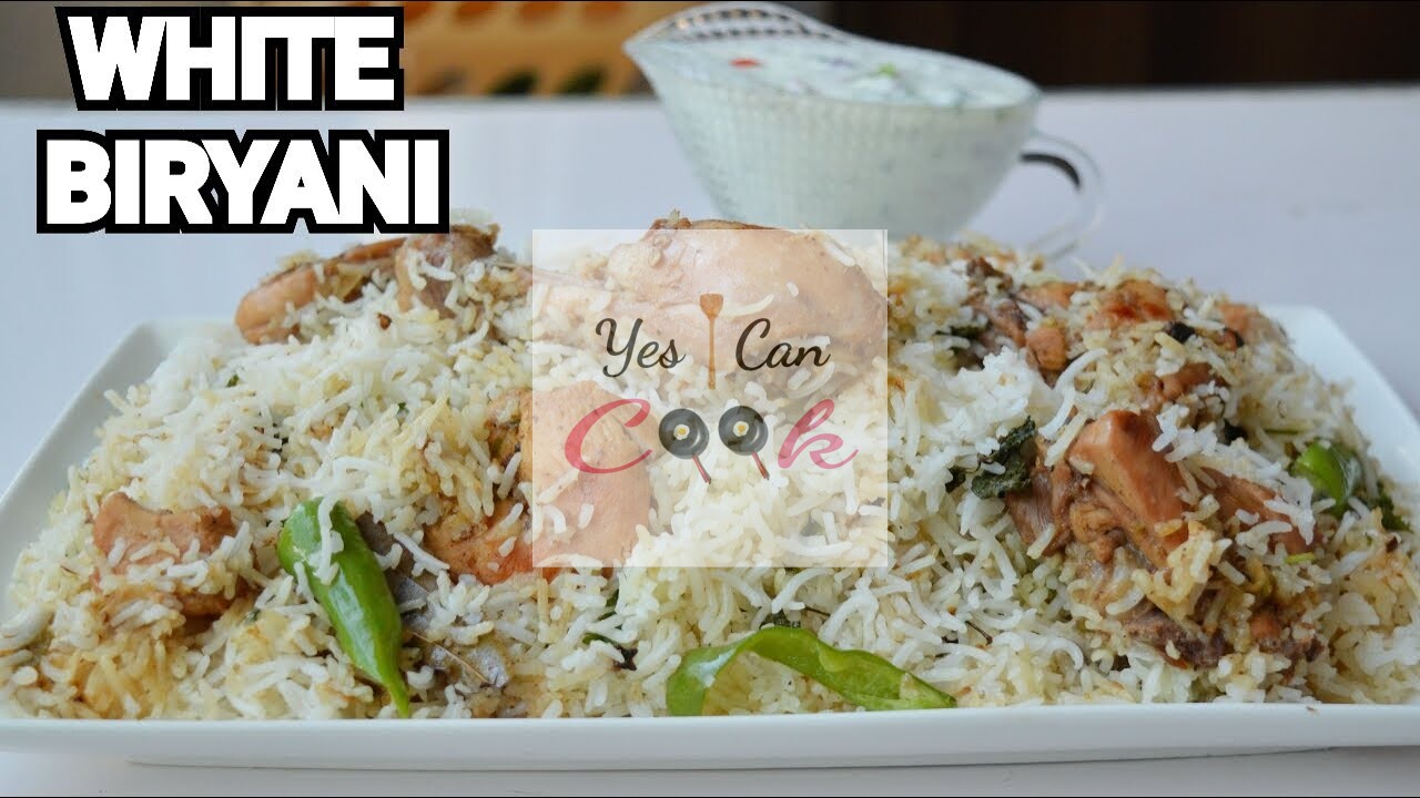 White Biryani Simple But Tasty - YesicanCook