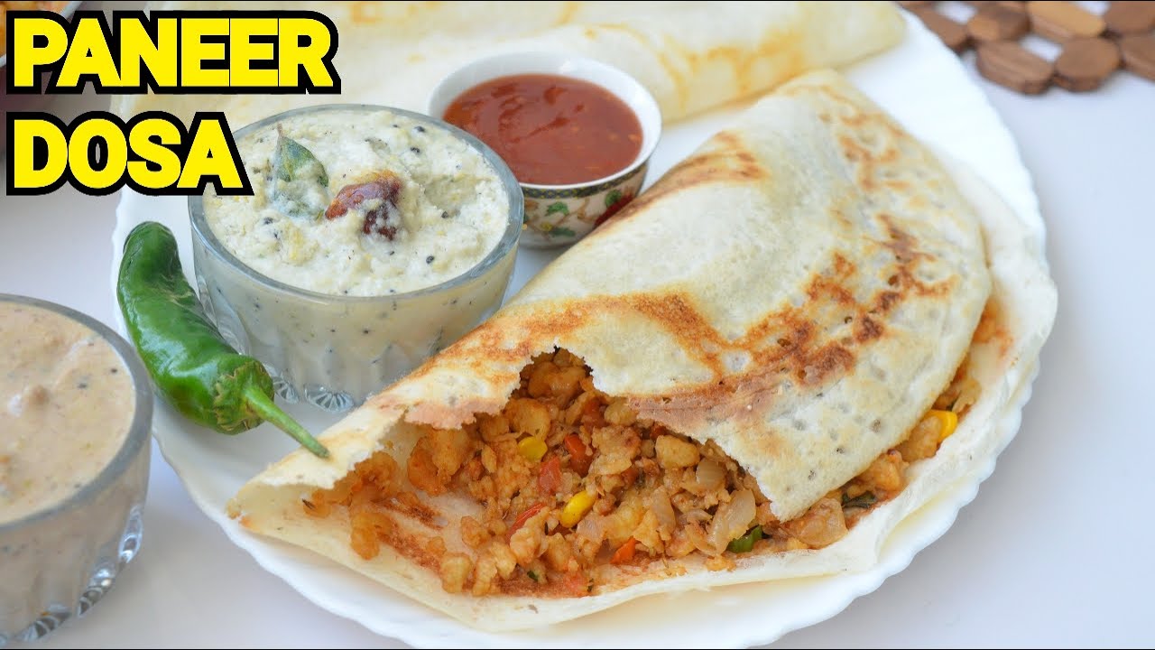 Special Paneer Dosa Recipe - YesicanCook