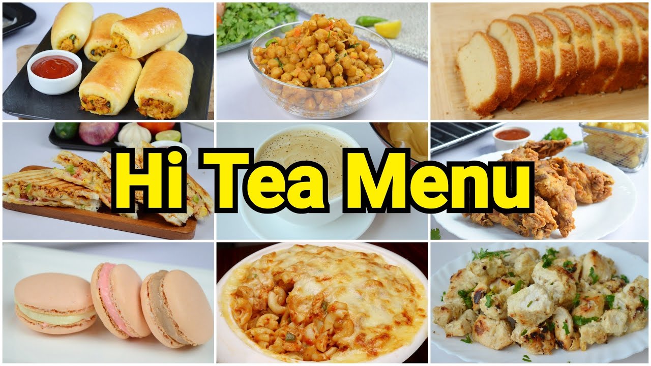Special Hi Tea Complete Menu YesICanCook Special Hi Tea Complete Menu YesICanCook