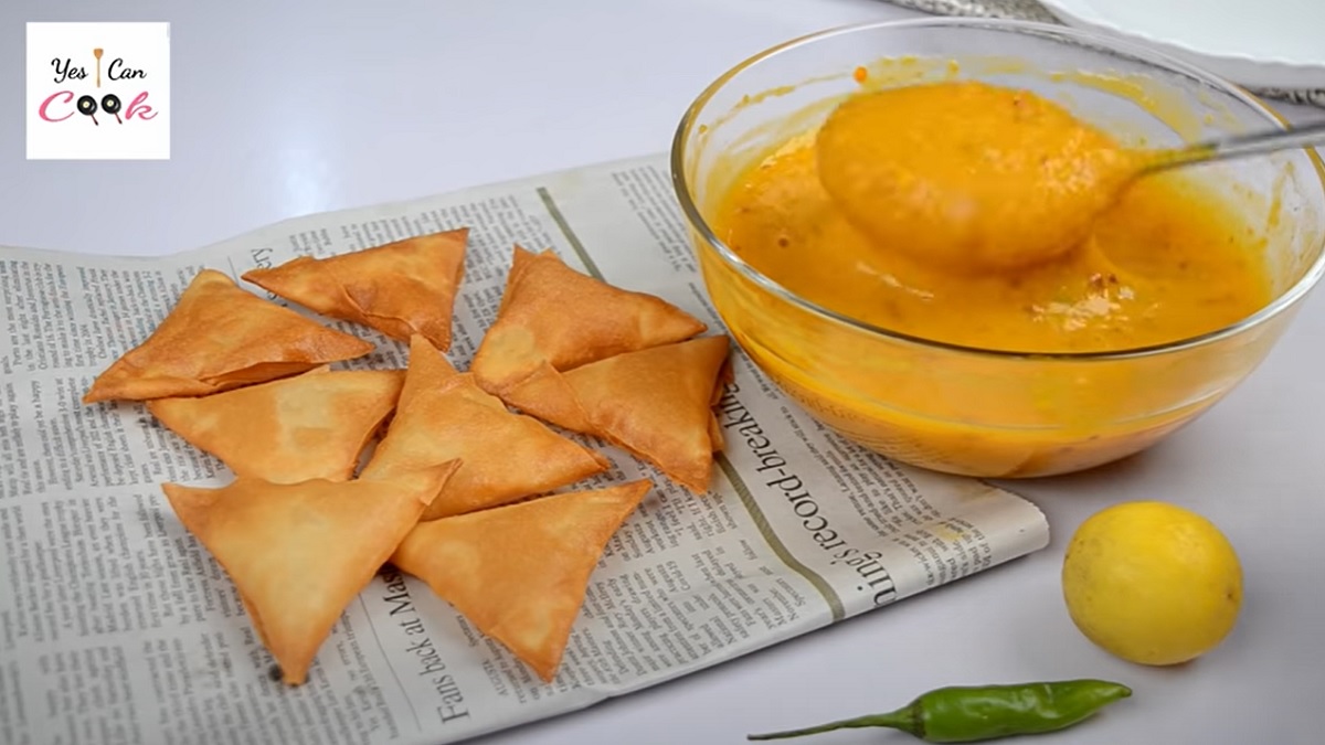 Samosa and Chutney - Street Style Recipe - YesICanCook